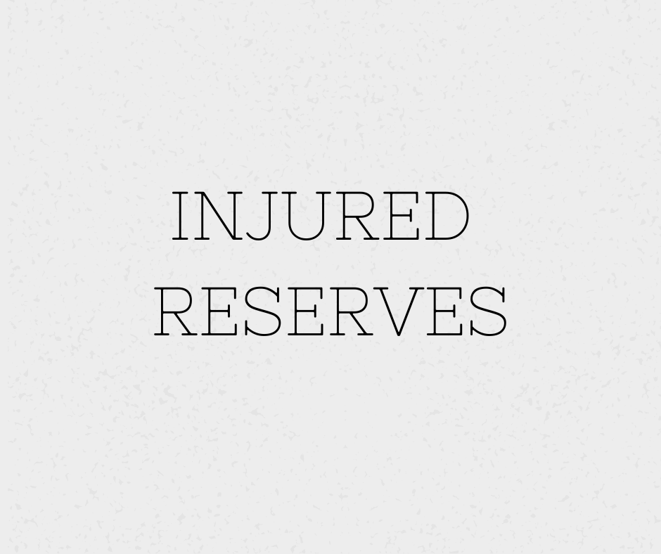 Injured Reserves Roster – Final Score Book Box